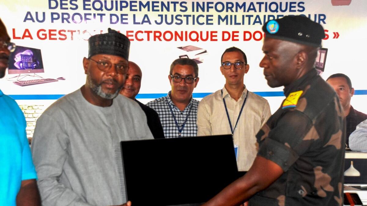 Beni : la MONUSCO dote la justice militaire en matériel informatique ...